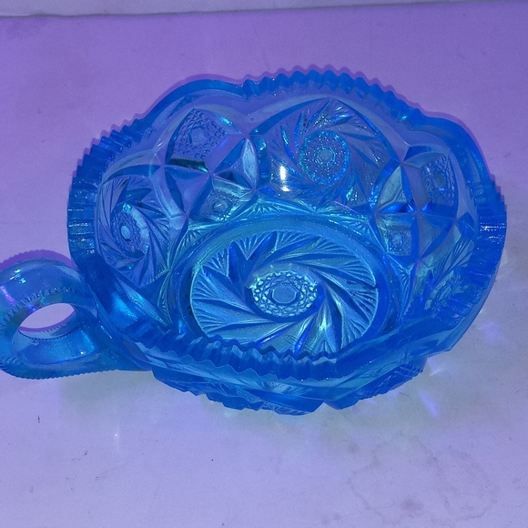 Vintage | Kitchen | Vintage Kemple Glass Mckee Pres Cut Aztec Pattern ...